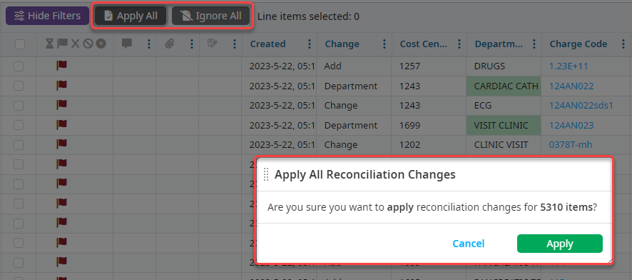 Reconciliation Reports
