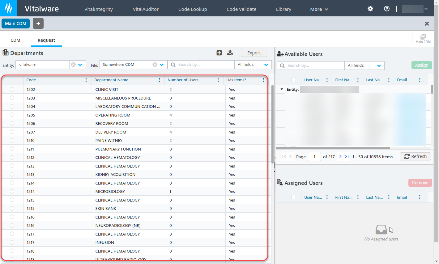 Managing Departments/Cost Centers