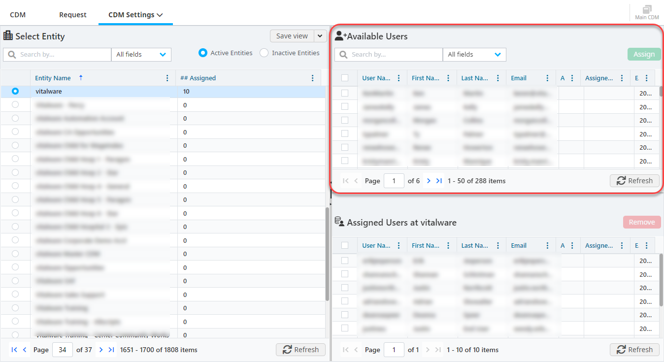 Controlling Entity Access