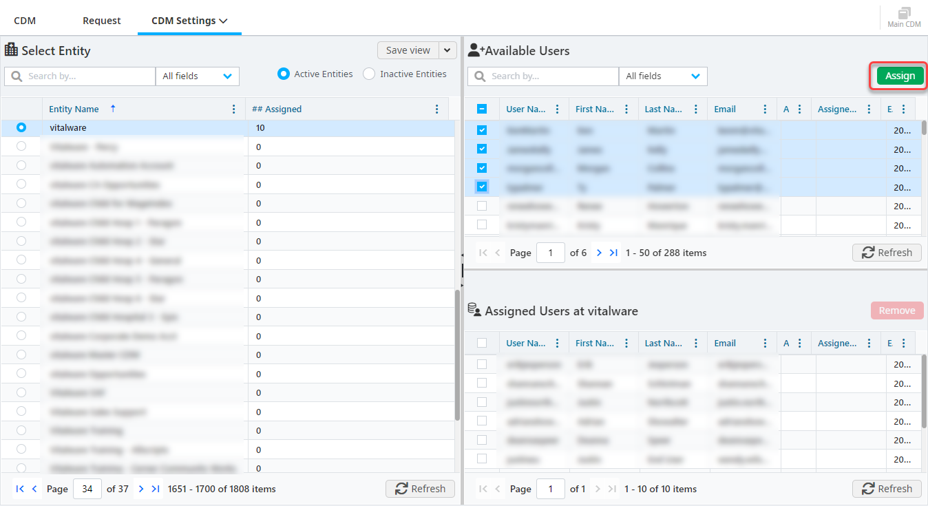 Controlling Entity Access