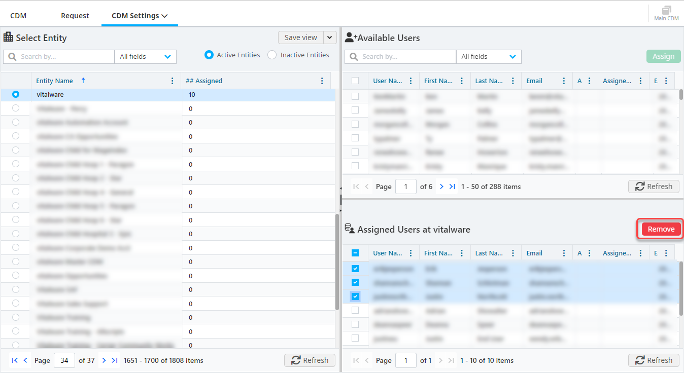 Controlling Entity Access